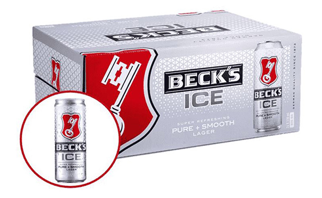 Bia Beck's Ice thùng 24 lon x 330ml chính hãng giá rẻ