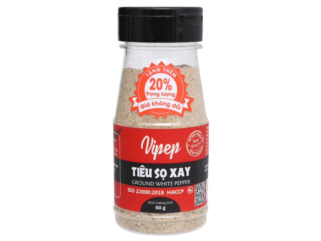 Tiêu sọ xay Vipep hũ 50g nơi bán chính hãng giá rẻ nhất