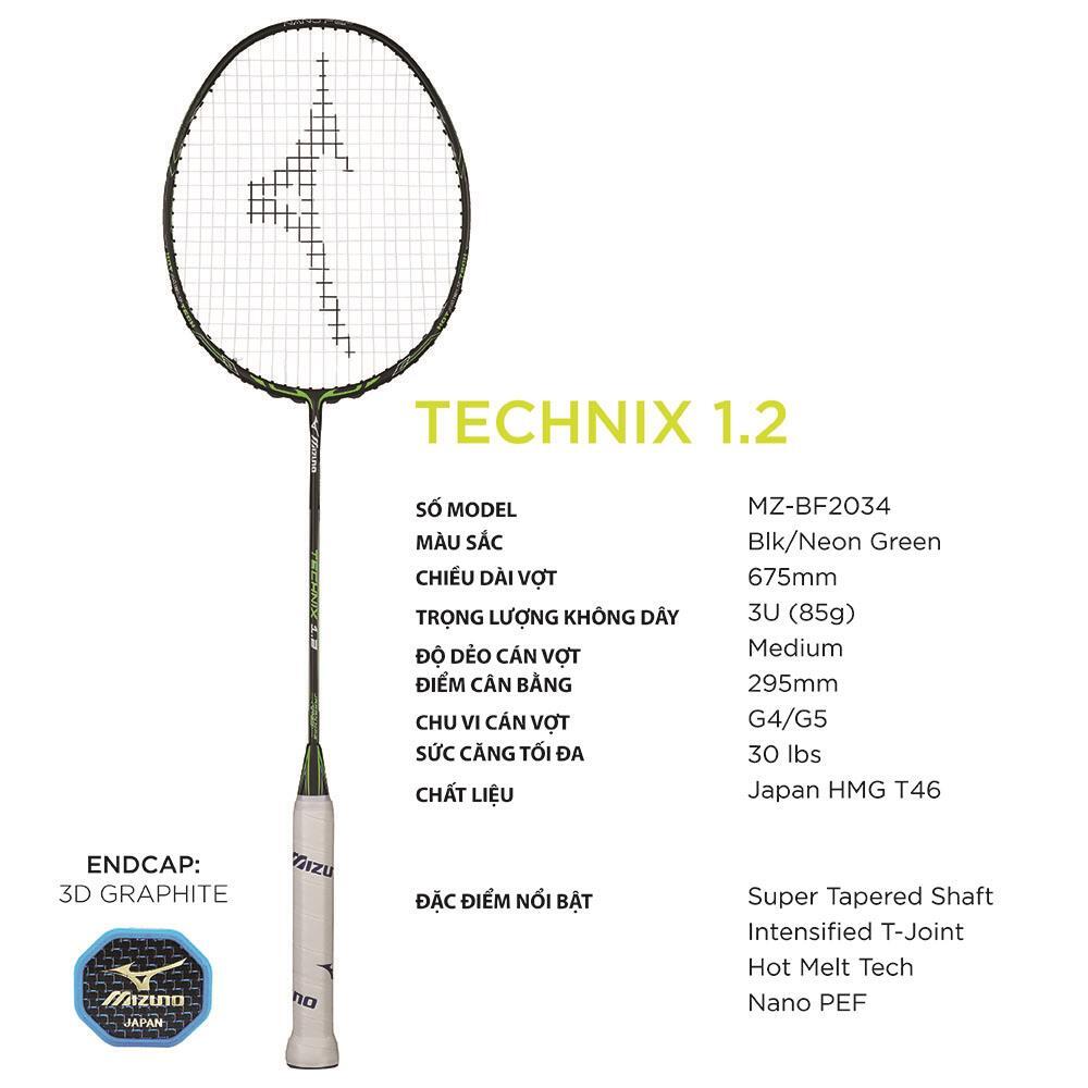 Vợt cầu lông Mizuno Technix 1.2 nơi bán chính hãng giá rẻ nhất