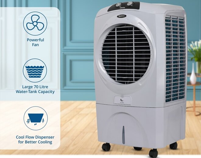 Máy làm mát Symphony Siesta 70XL: Làm mát toàn bộ không gian của bạn! | websosanh.vn