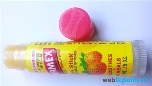 Review Son Dưỡng Môi Camex Lip Balm Stick Dạng Thỏi Websosanhvn