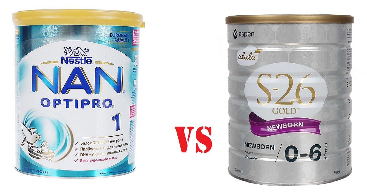 6 tiêu chí so sánh sữa S26 và sữa Nan, nên mua loại nào cho bé ...