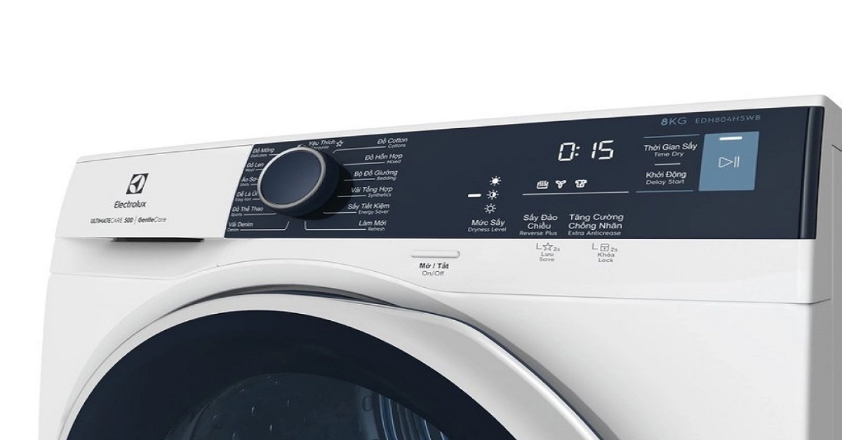 Các tính năng nổi bật của máy sấy Electrolux 8.5Kg EDS854J3WB ...