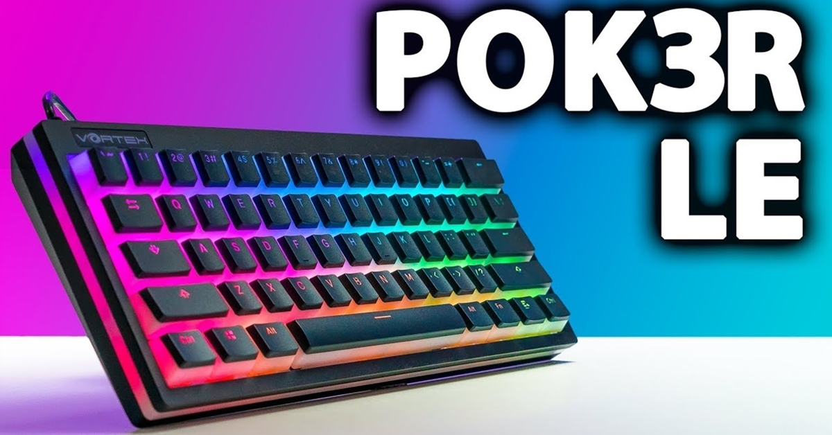 Đánh giá bàn phím cơ Vortex Pok3r RGB Limited Edition | websosanh.vn