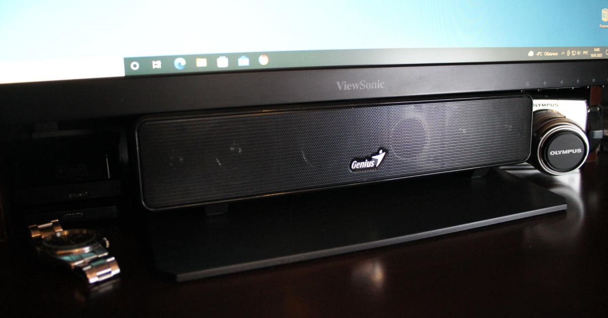 Đánh giá Genius Soundbar 100: Loa thanh gaming 200k mới lạ đáng để trải ...