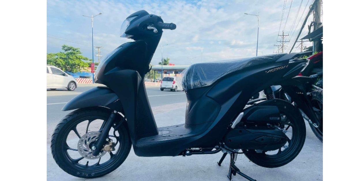Honda Vision 2023 Tiêu chuẩn giá rẻ nhất, chỉ có màu đen | websosanh.vn