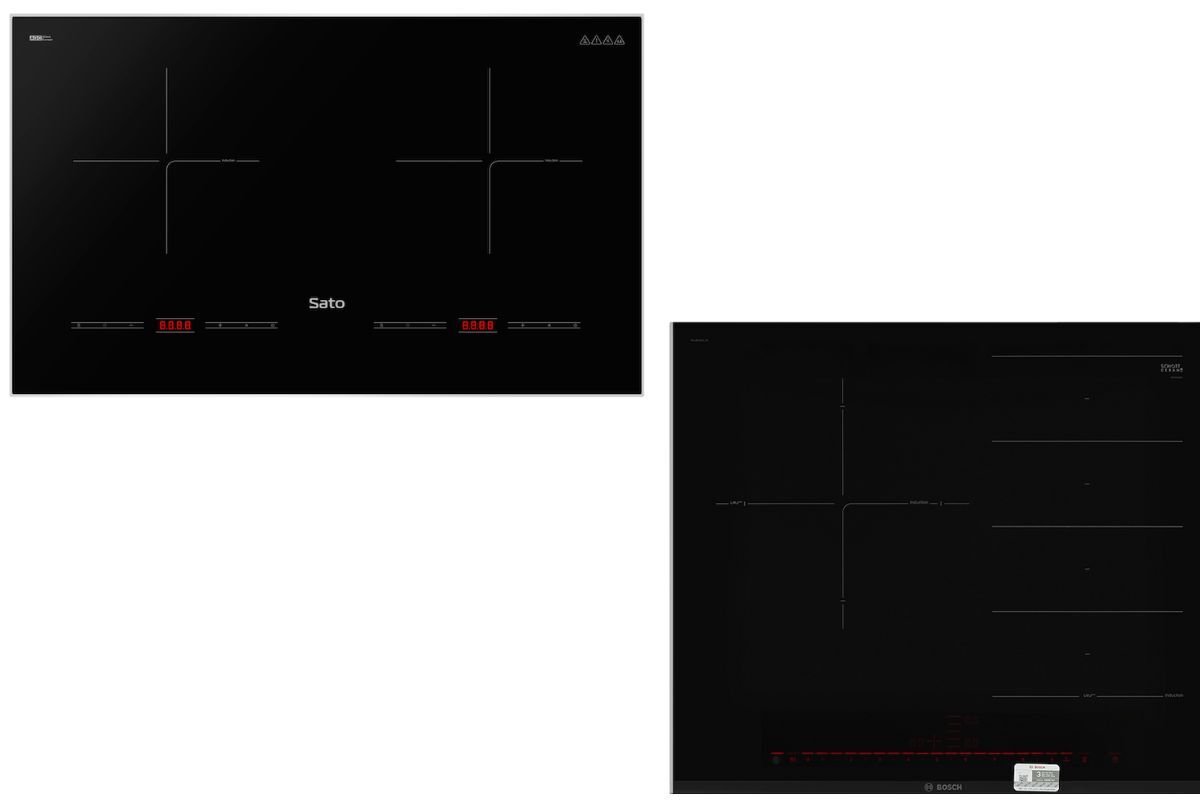 So sánh điểm giống và khác nhau giữa bếp từ Bosch PXJ675DC1E và Sato ...