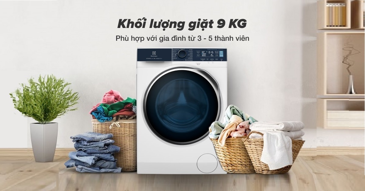 Máy giặt sấy LG Inverter 9 kg FV1409G4V chính hãng giá rẻ