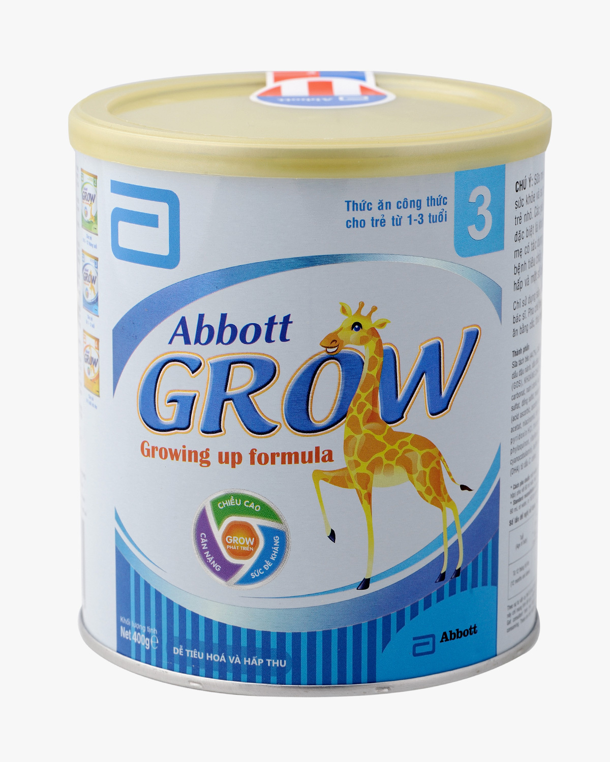 Sữa bột Abbott Grow 4 - hộp 400g (dành cho trẻ từ 3 - 6 tuổi) chính ...