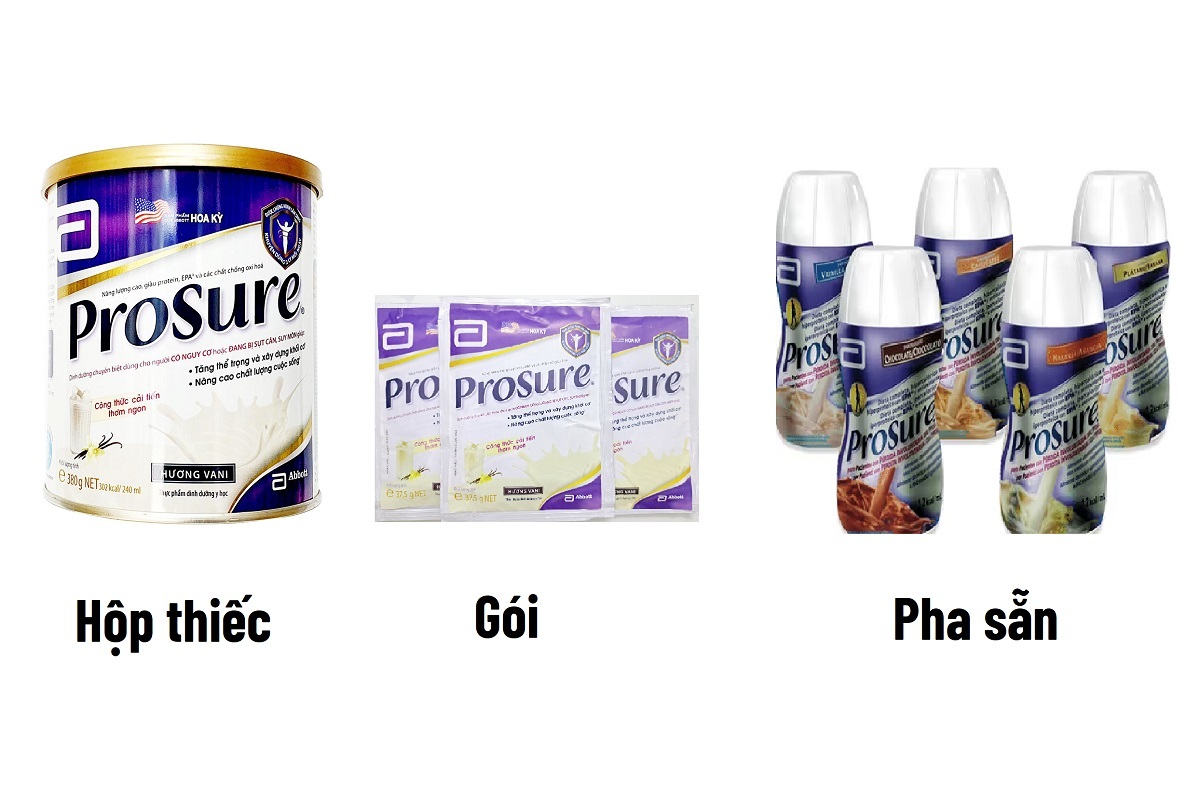Tất tật điều cần biết về sữa Prosure: Chủng loại, giá bán và tác dụng ...