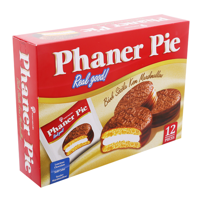 Bánh sô cô la kem marshmallow Phaner Pie Phạm Nguyên hộp 336g chính ...