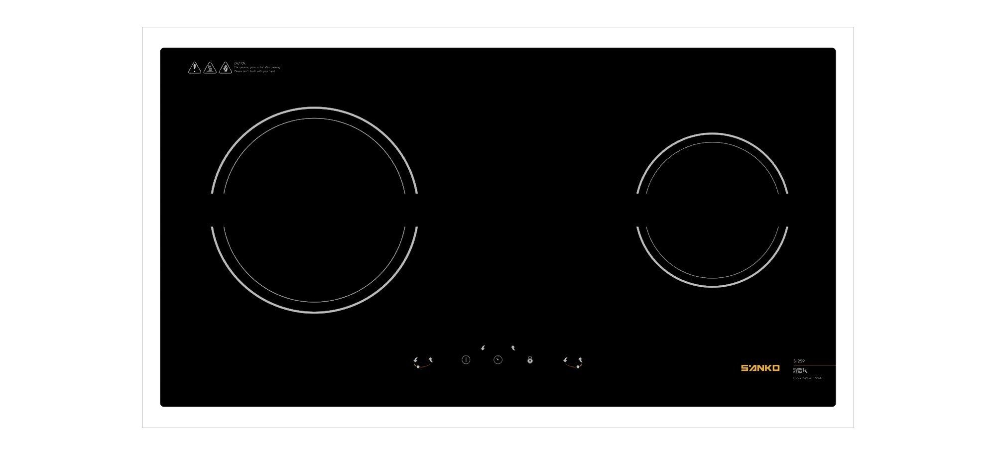 Bếp từ âm 2 vùng nấu Sanko SI-259I nơi bán chính hãng giá rẻ nhất