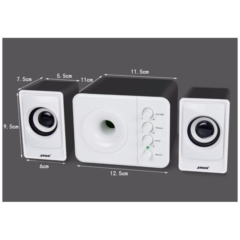 Bộ loa máy tính SADA D205 nơi bán chính hãng giá rẻ nhất