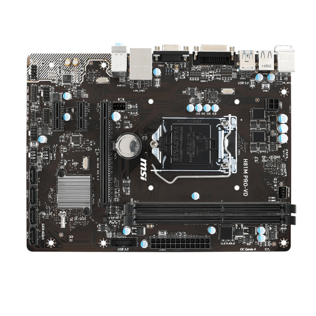 Bo mạch chủ MSI H81M Pro-VD (Chipset Intel H81/ Socket LGA1150/ VGA ...