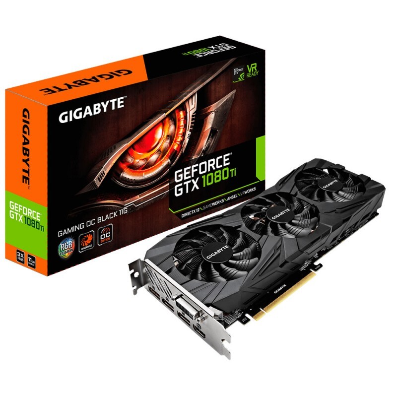 Card đồ họa - VGA Card Gigabyte GTX 1080Ti Gaming OC 11GB chính hãng giá rẻ