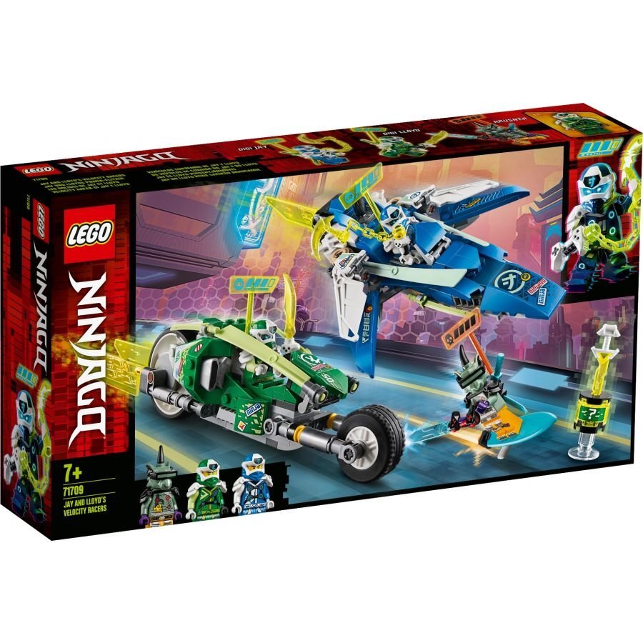 Đồ chơi lắp ráp Lego Ninjago Xe Đua Tốc Độ Của Jay Và Lloyd 71709 chính ...