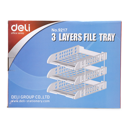 Khay nhựa 3 tầng Deli 9217 nơi bán chính hãng giá rẻ nhất