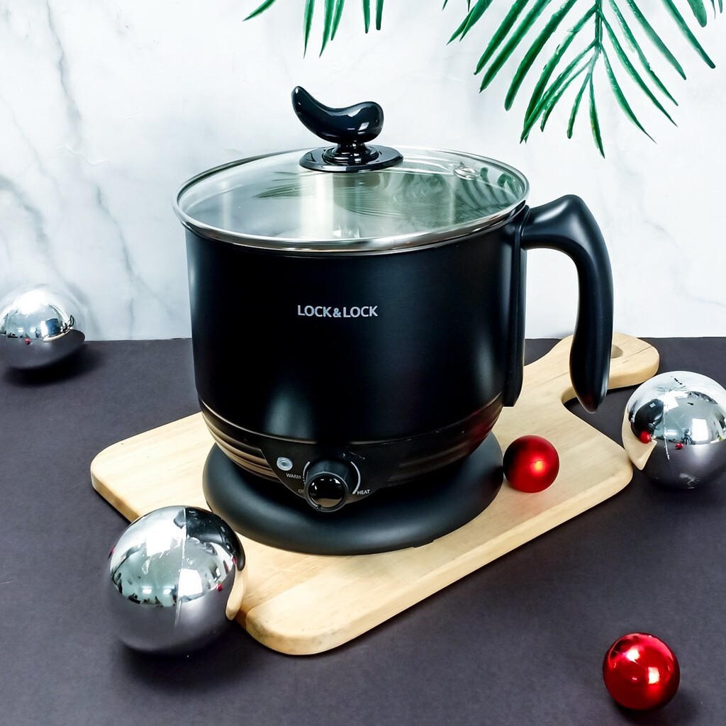 Nồi lẩu điện đa năng, ca nấu mì mini Lock&Lock Multi Pot EJP316BLK ...