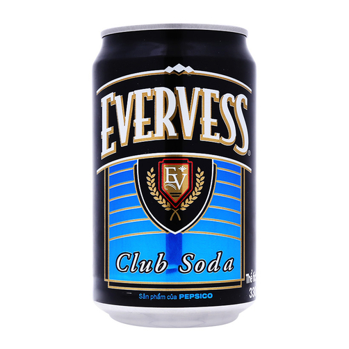 Nước giải khát Evervess Soda Lon 330 ml chính hãng giá rẻ