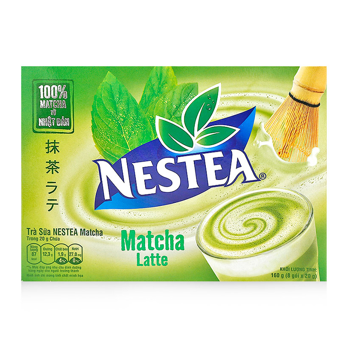 Trà sữa Nestea trà xanh hộp 160g chính hãng giá rẻ