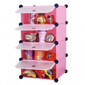 Tủ nhựa đa năng 4 ngăn Tupper Cabinet TC-4P-W1 chính hãng giá rẻ