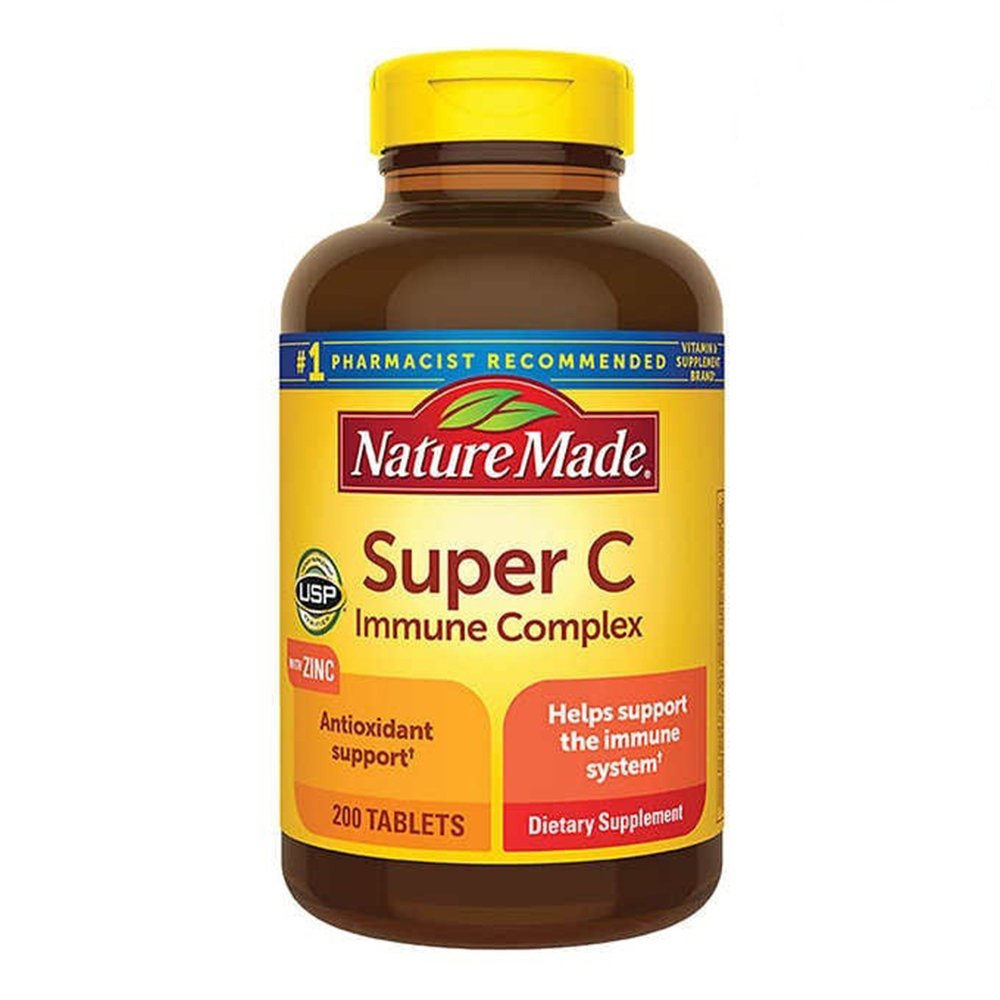 Viên Super C tăng cường hệ thống miễn dịch Nature Made Super C Immune ...