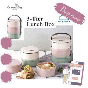 Nơi bán Cặp lồng cơm 3 tầng Lock&Lock HPL770 chính hãng giá rẻ nhất
