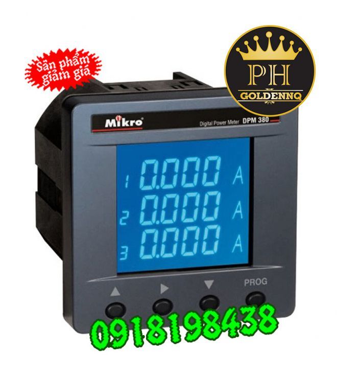 Nơi bán Đồng hồ đo công suất đa năng Mikro DPM380-415AD chính hãng giá rẻ nhất