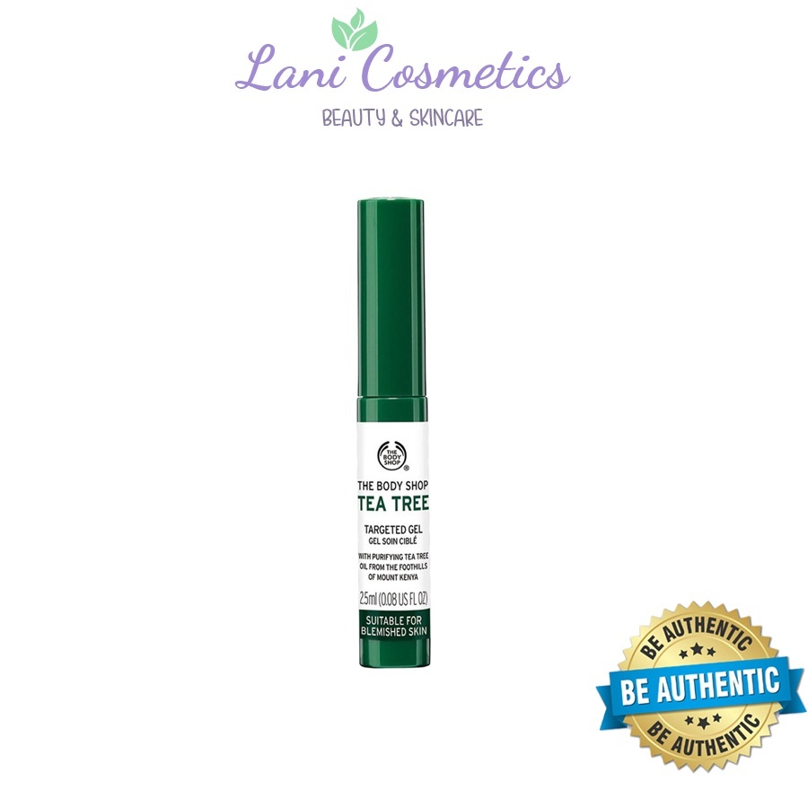 Gel chấm mụn The Body Shop Tea Tree Targeted Gel 2.5ml chính hãng giá rẻ