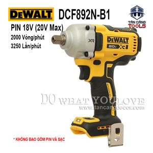 Nơi bán Máy siết bulon dùng pin 20V Dewalt DCF892N chính hãng giá rẻ nhất