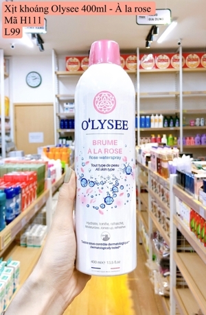Nước xịt khoáng Olysee Pure Water Spray 400ml chính hãng giá rẻ