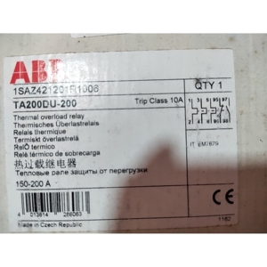 Nơi bán Rơ le nhiệt ABB TA200DU-200 (150-200A) chính hãng giá rẻ nhất