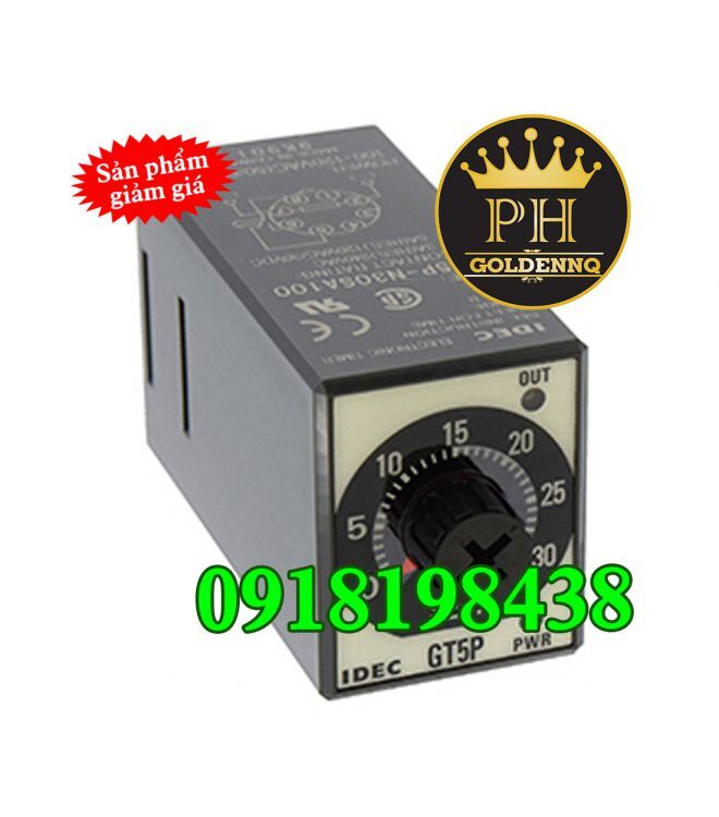 Rơ le thời gian (Timer) IDEC GT5P-N10MAD24 chính hãng giá rẻ