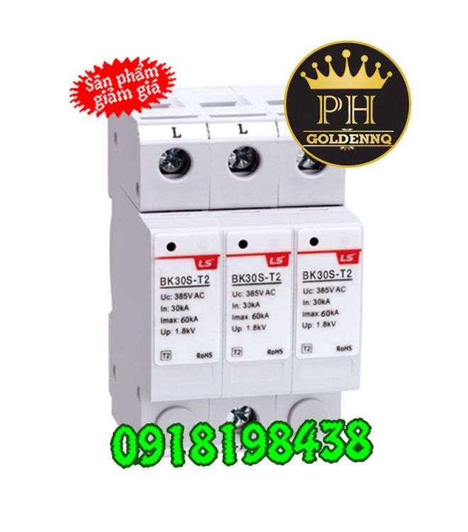 Nơi bán Thiết bị chống sét LS BK30S-T2 3P chính hãng giá rẻ nhất