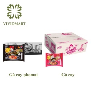 Thùng 24 gói mì xào Koreno Volcano vị gà phô mai 118g chính hãng giá rẻ