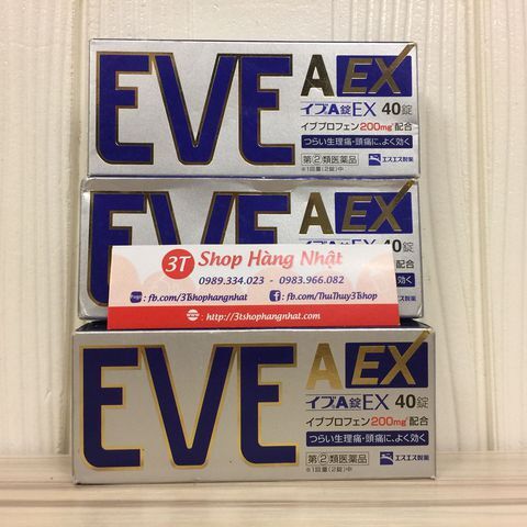 Thuốc cảm, giảm đau, hạ sốt EVE A EX Nhật Bản chính hãng giá rẻ